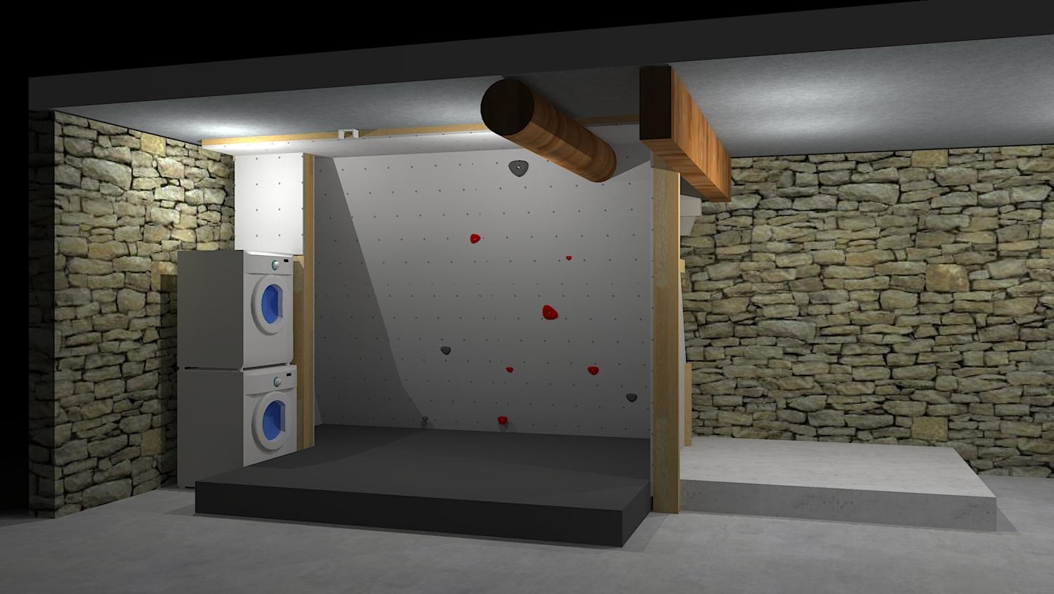 Structure d'escalade intérieure et extérieure : réalisations - Optimur