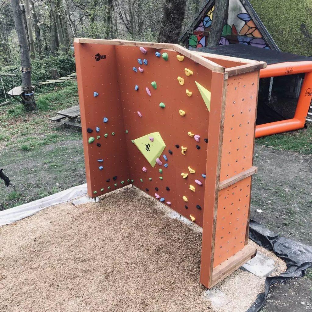 Structure d'escalade intérieure et extérieure : réalisations - Optimur